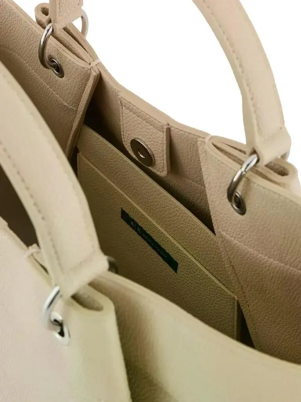 Armani Exchange Pleat-detail Tote Bag
