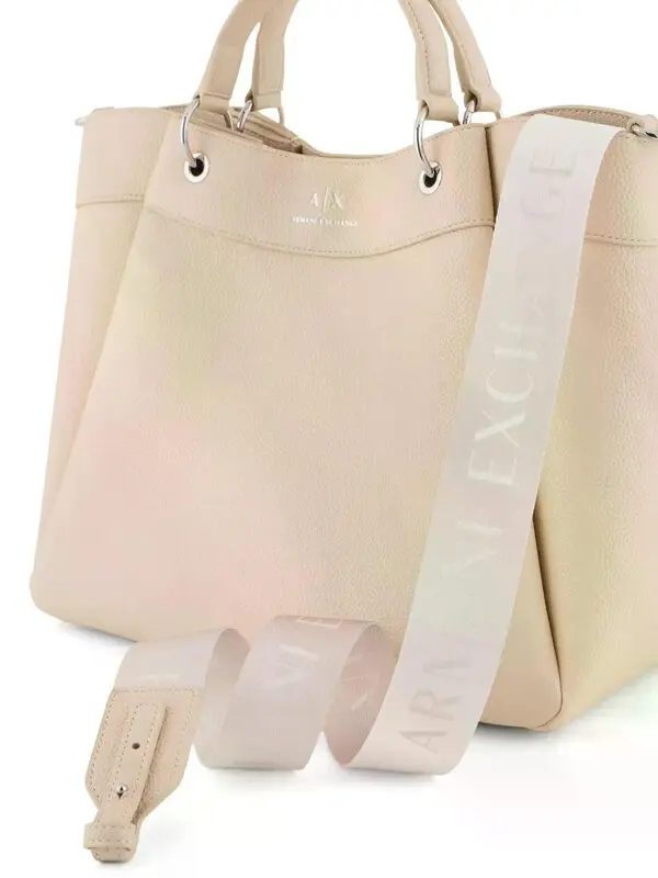 Armani Exchange Pleat-detail Tote Bag