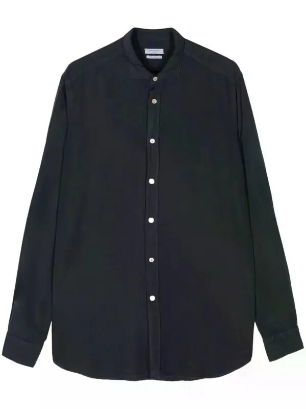 Boglioli Spread-collar Long-sleeve Shirt