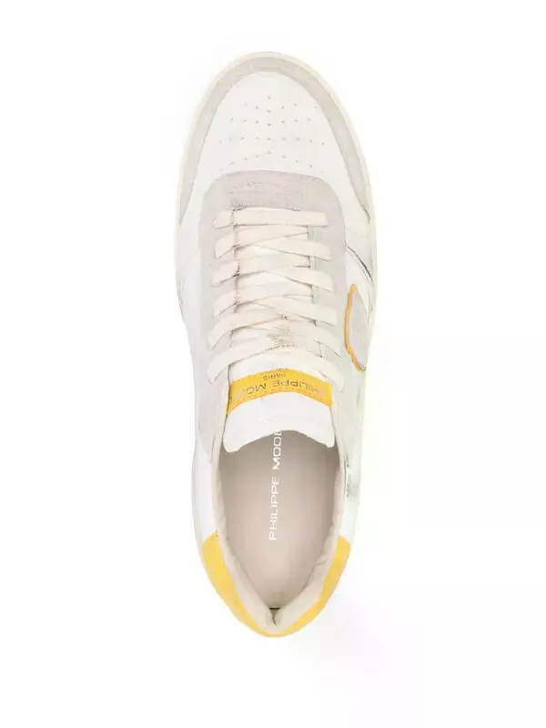 Philippe Model Nice Leather Sneakers - White
