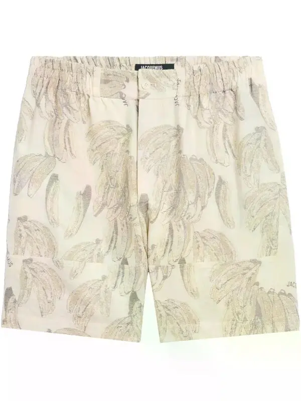 Jacquemus Patterned Jacquard Shorts