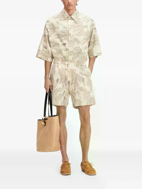 Jacquemus Patterned Jacquard Shorts