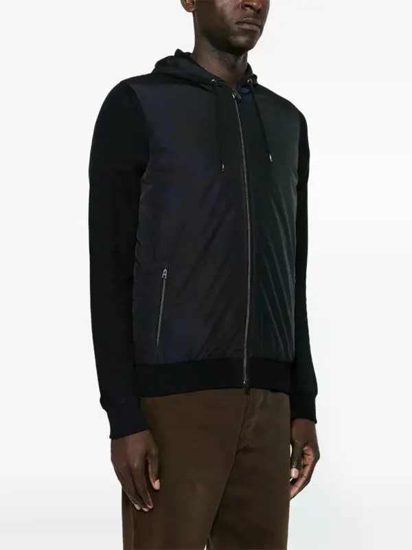 Herno Contrast-panel Piqué Jacket