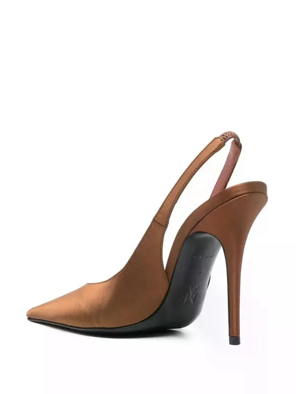 Amina Muaddi 105mm Anok Slingback Pumps