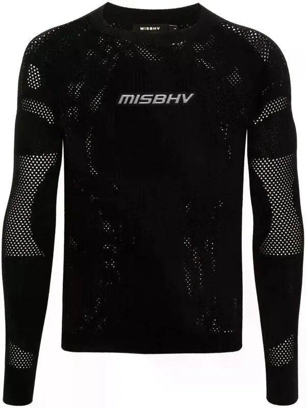 MISBHV Open-knit Jumper With Appliqué Logo