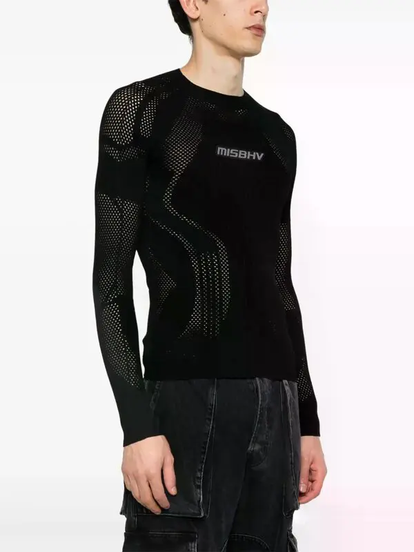 MISBHV Open-knit Jumper With Appliqué Logo
