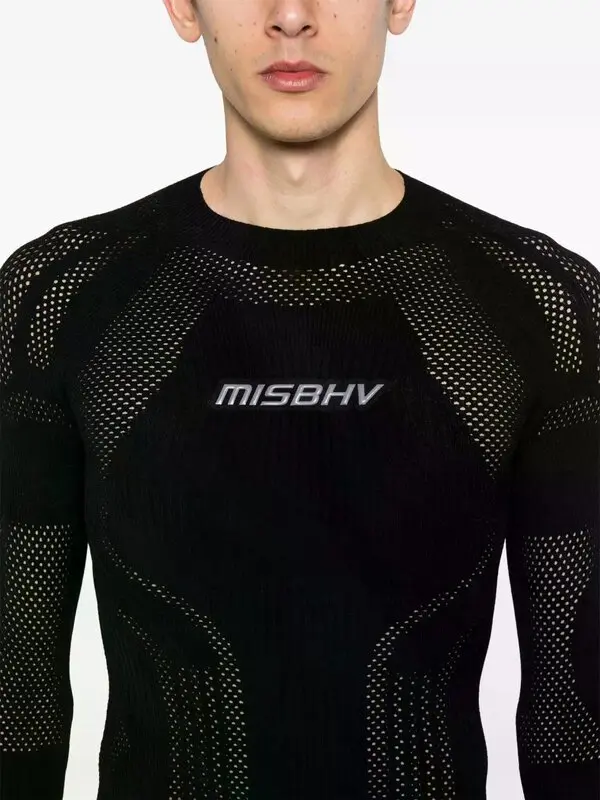 MISBHV Open-knit Jumper With Appliqué Logo