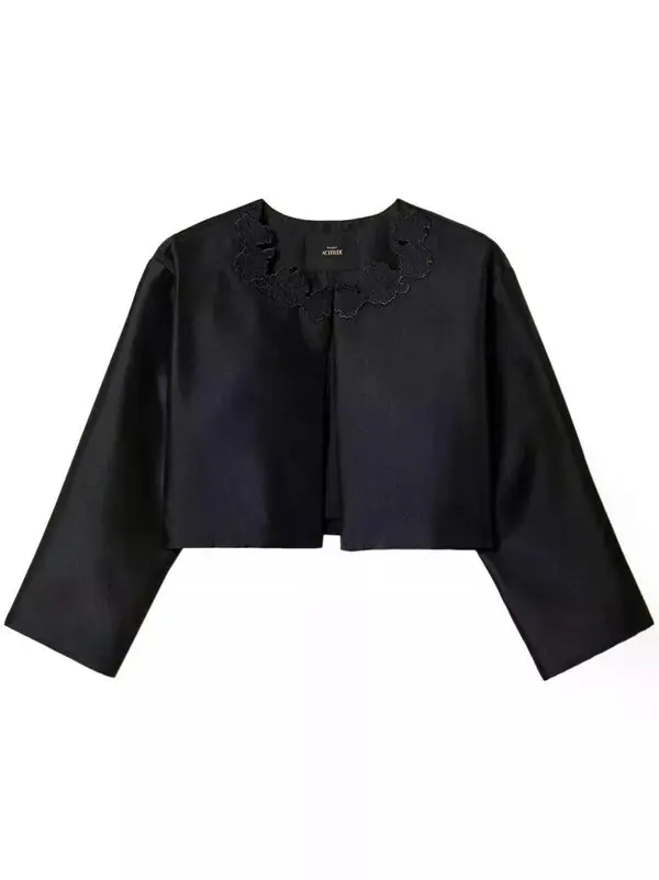 TWINSET Broderie Anglaise Twill Jacket