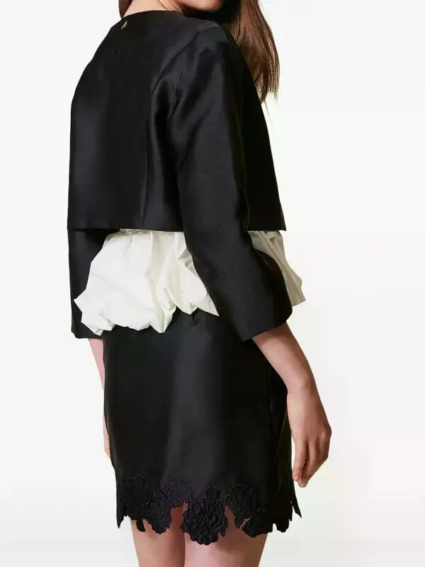 TWINSET Broderie Anglaise Twill Jacket