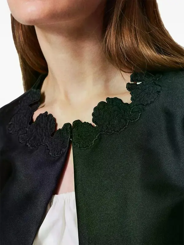 TWINSET Broderie Anglaise Twill Jacket