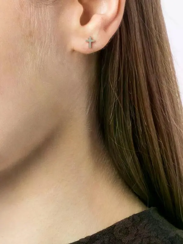 STOLEN GIRLFRIENDS CLUB Sterling Cross Earrings