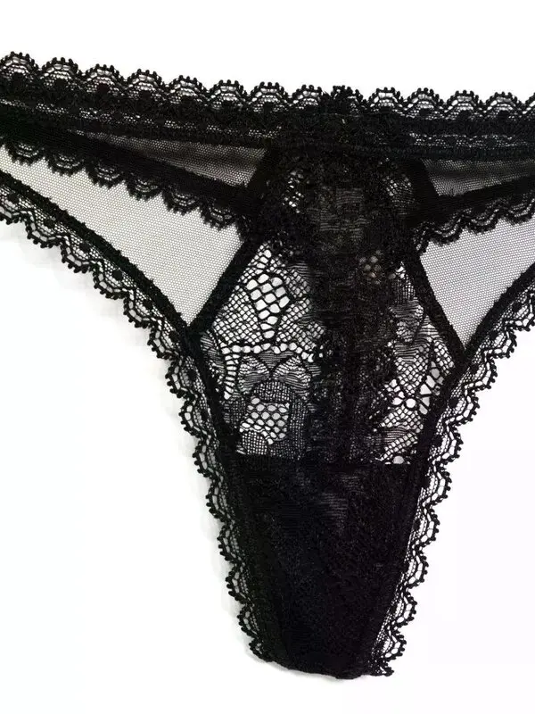 Kiki De Montparnasse Dahlia Lace Thong