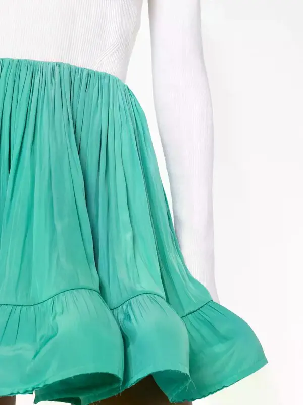 LANVIN Ruffled Flared Miniskirt