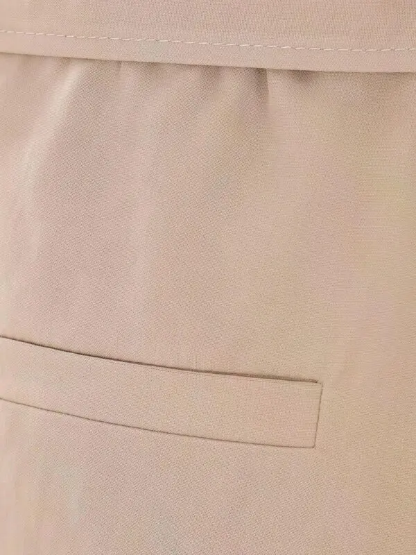 Brunello Cucinelli Belted Gauze Trousers
