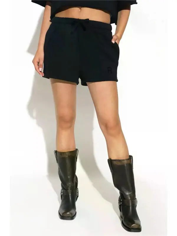 IRO PARIS Cresia Cotton Shorts - Black
