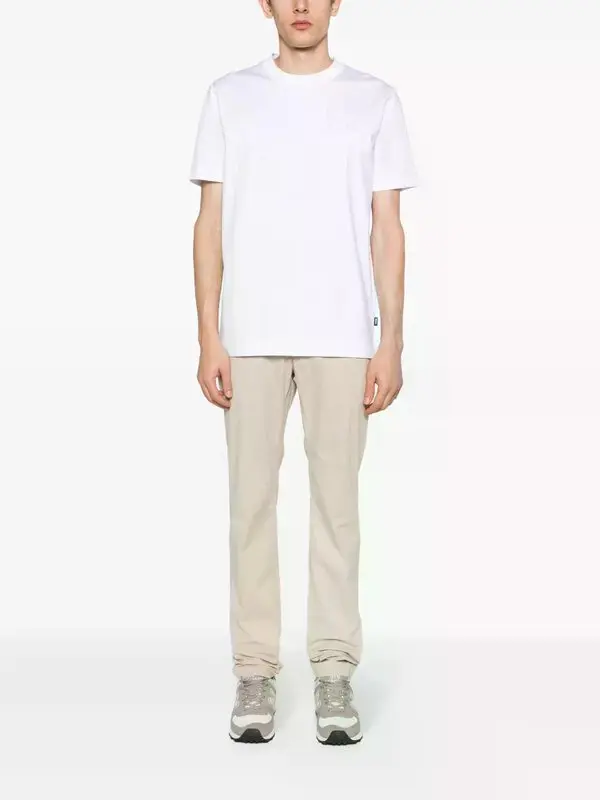 Jacob Cohen Mid-rise Stretch Cotton Chino Trousers - Neutrals