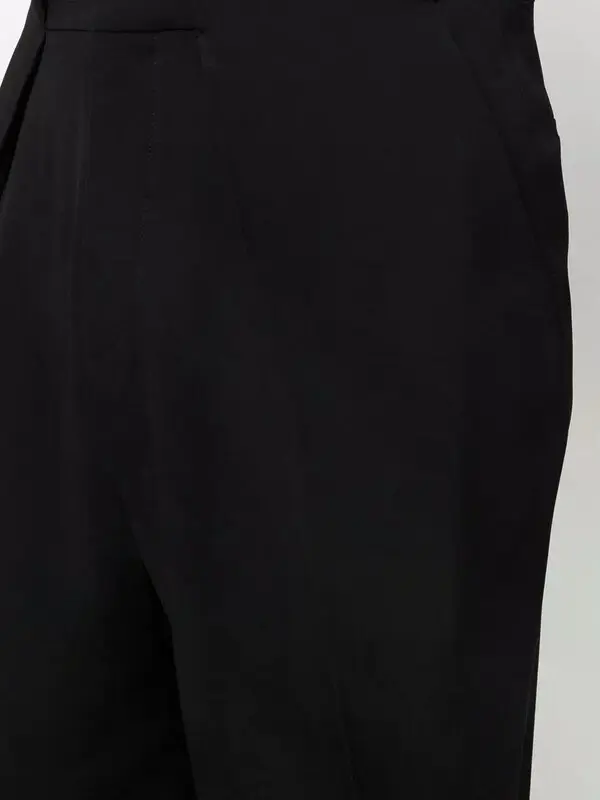 Balmain Side Folded Cropped Trousers