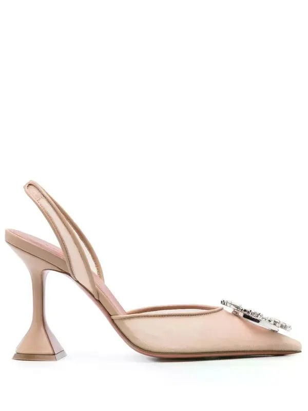 Amina Muaddi 95mm Begum Pumps