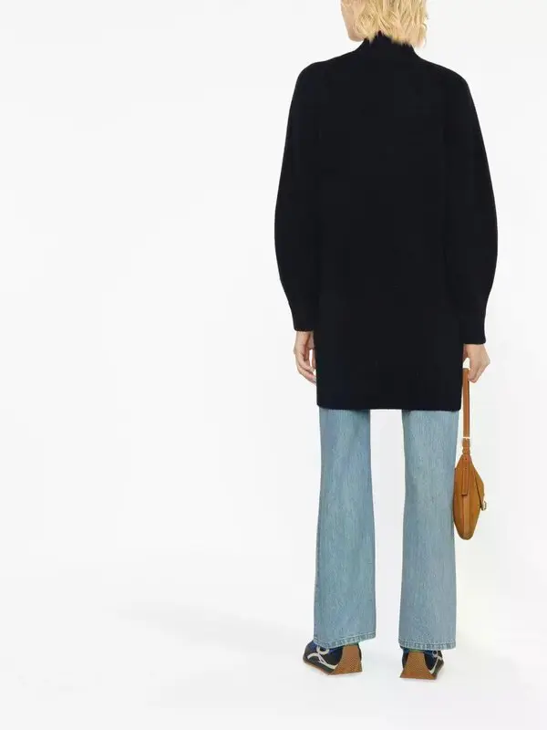 Vince Open-front Cashmere Cardigan - Blue