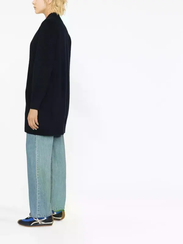 Vince Open-front Cashmere Cardigan - Blue