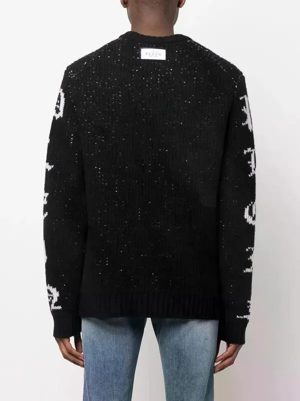 Philipp Plein Skull-detail Knit Jumper