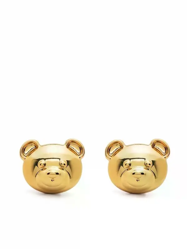 Moschino Teddy Bear Clip-on Earrings