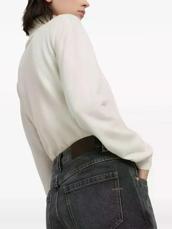 Brunello Cucinelli Straight-leg Cropped Jeans