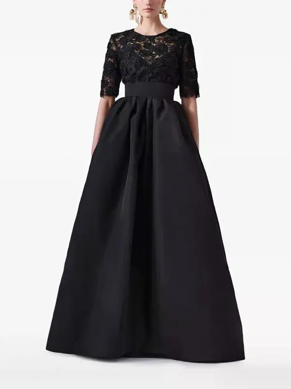 Carolina Herrera Floral Lace-detailing Top