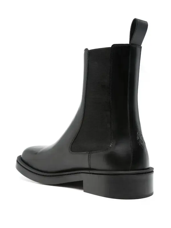 Alexander McQueen Leather Chelsea Boots
