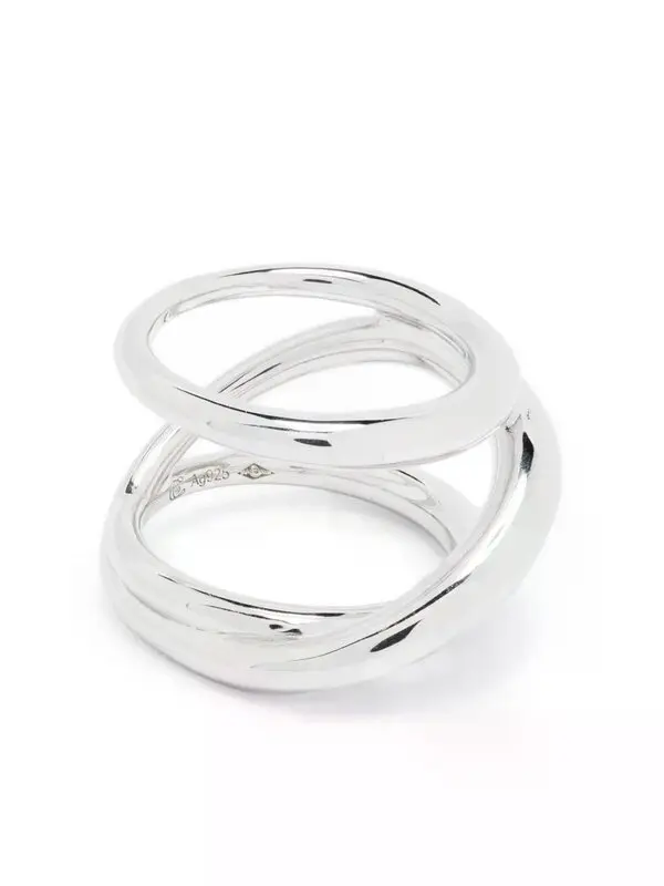 Charlotte Chesnais Triplet Polished-finish Ring - Silver