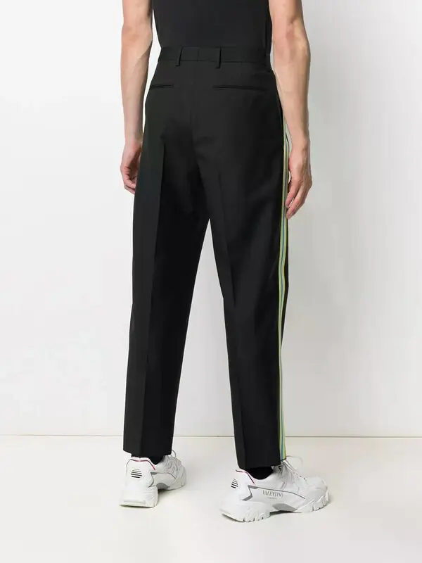 Valentino Garavani Side-stripe Tailored Trousers - Black