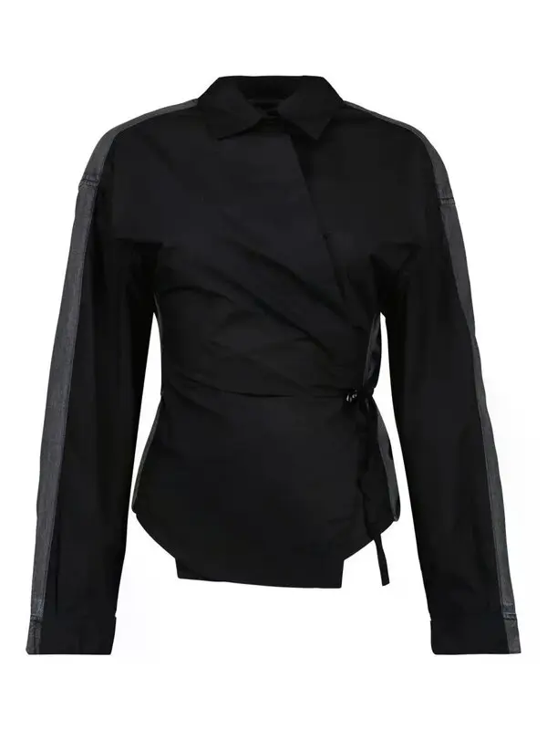 DIESEL® Cotton Wrap Shirt