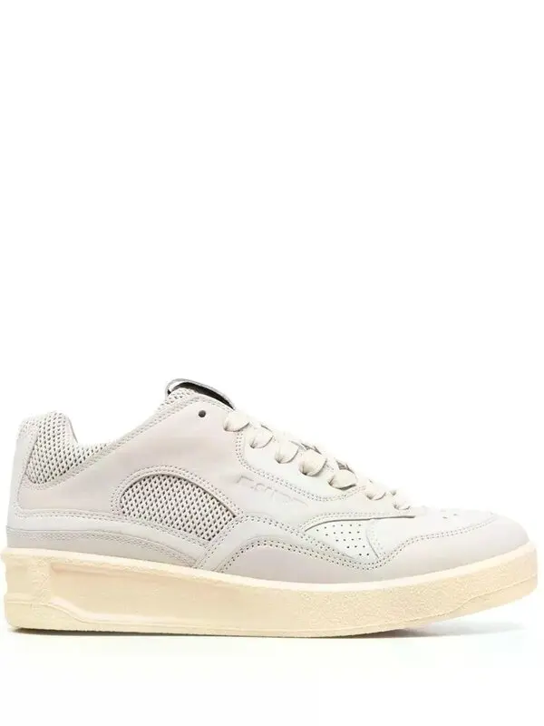 JIL SANDER Panelled Low-top Sneakers - Grey