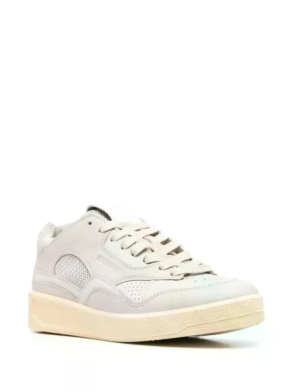 JIL SANDER Panelled Low-top Sneakers - Grey