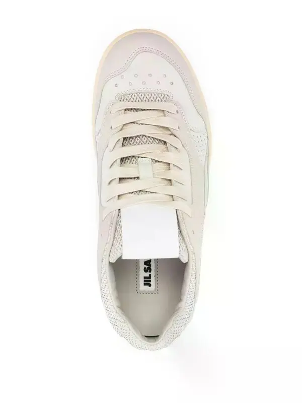 JIL SANDER Panelled Low-top Sneakers - Grey