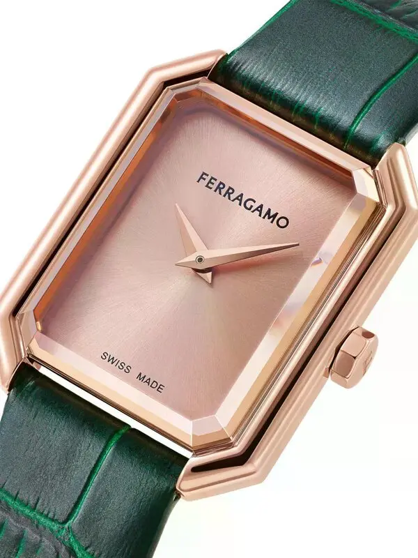 FERRAGAMO Crystal Tank 33.5mm Watch