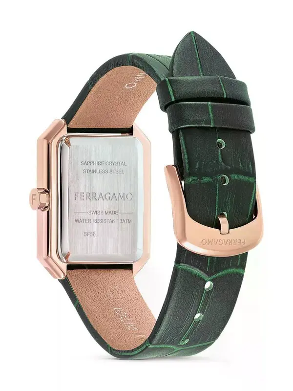 FERRAGAMO Crystal Tank 33.5mm Watch