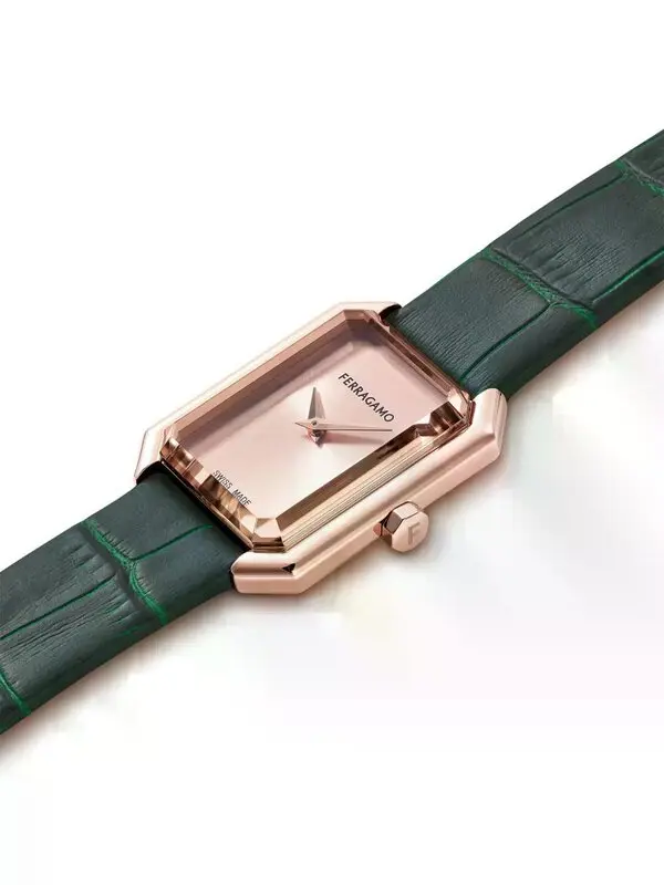 FERRAGAMO Crystal Tank 33.5mm Watch