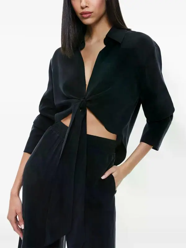 Alice + Olivia Hannon Tie-fastening Blouse
