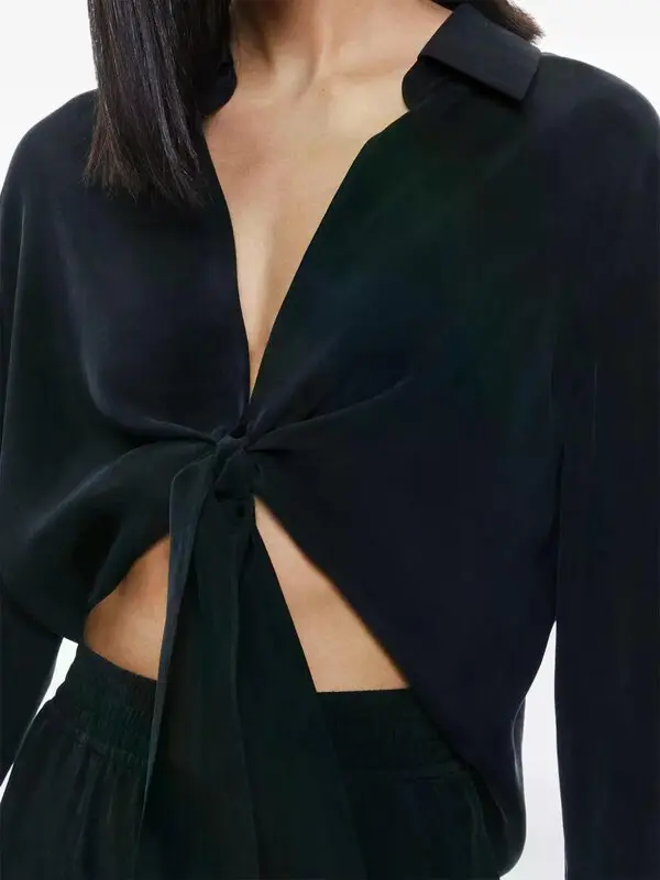 Alice + Olivia Hannon Tie-fastening Blouse
