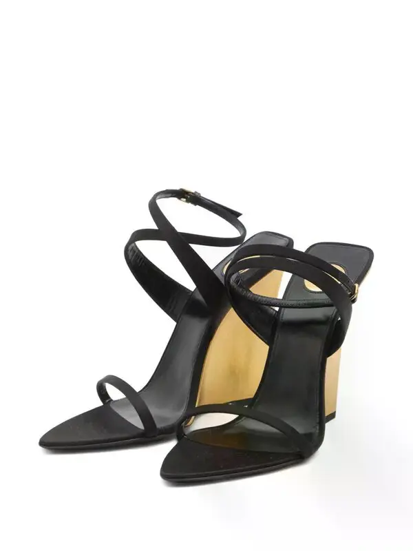 Saint Laurent Salomé Wedge Sandals