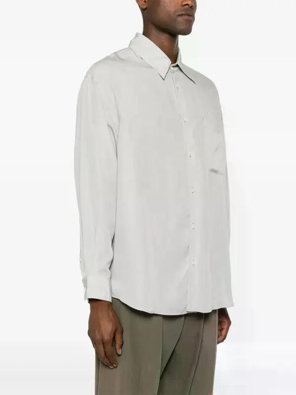 LEMAIRE Double-pocket Lyocell Shirt