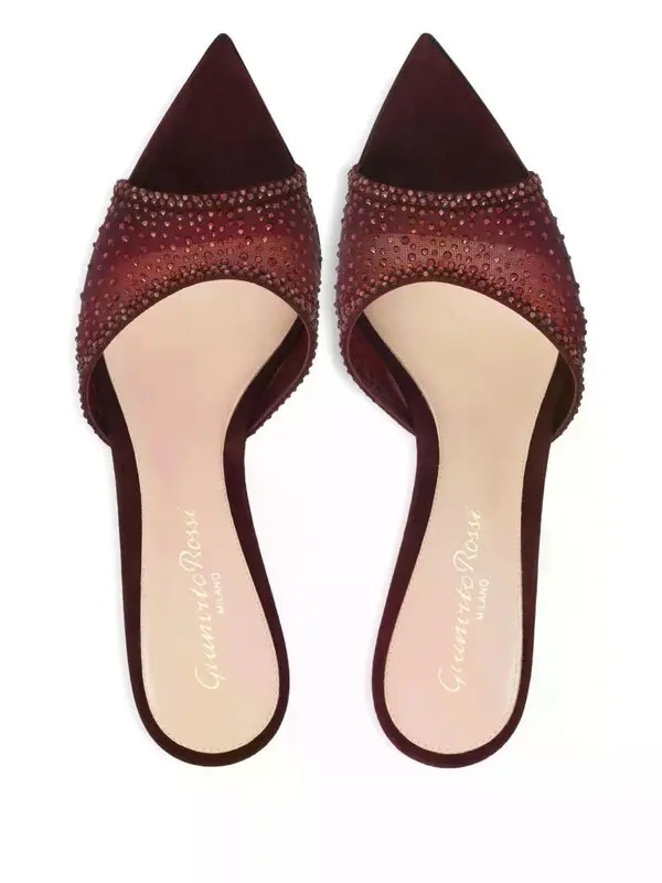 GIANVITO ROSSI 85mm Rania Sandals - Red