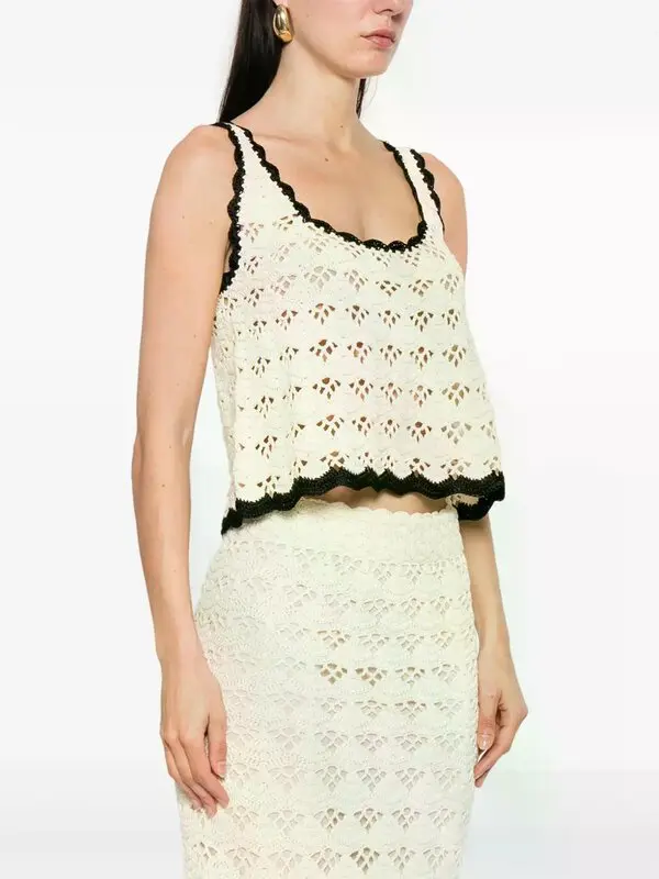 Zimmermann Rhiannon Crochet Tank - Neutrals