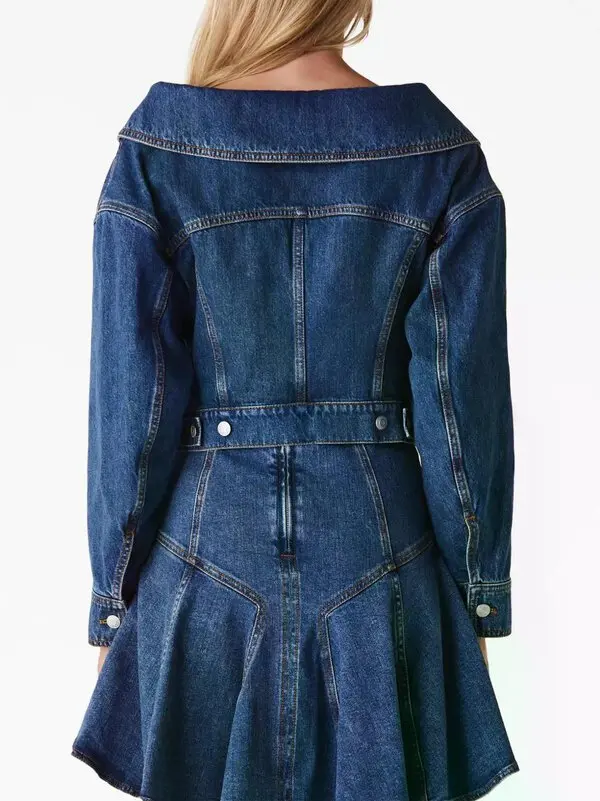 Alexander McQueen Cropped Denim Jacket