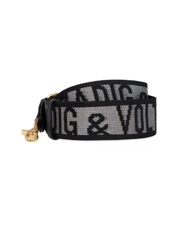 Zadig&Voltaire Logo-jacquard Shoulder Strap - Grey