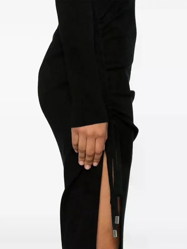 Michael Kors Ruched Knit Midi Dress