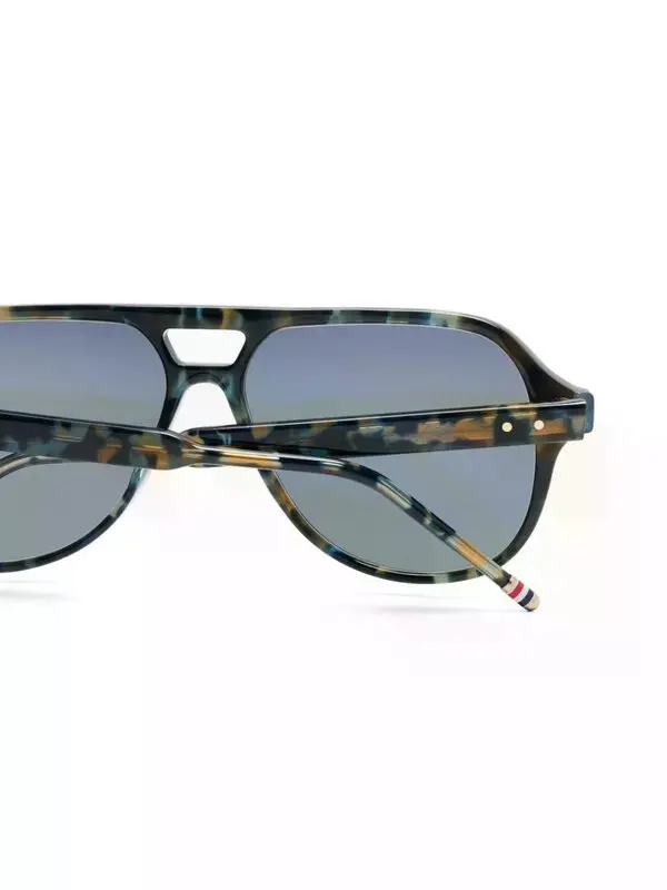 Thom Browne Pilot-frame Sunglasses - Blue