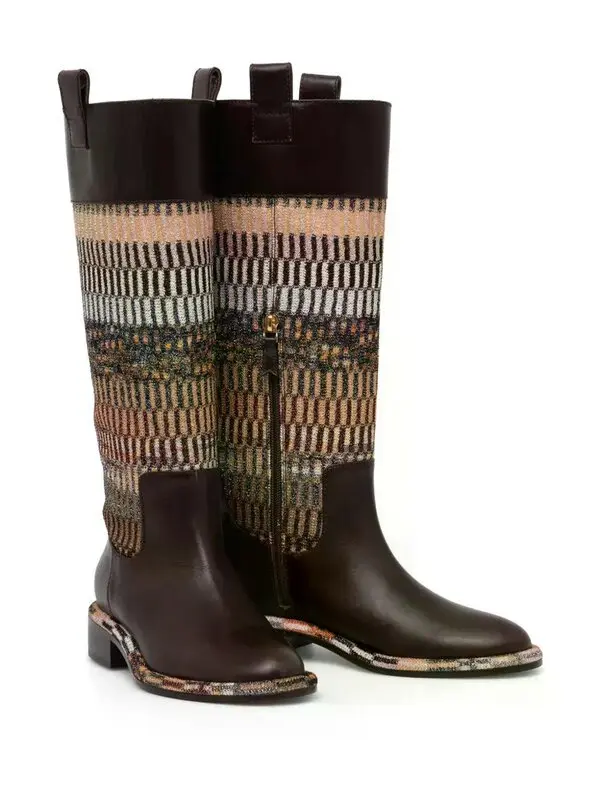 Missoni Panelled Knee-high Boots