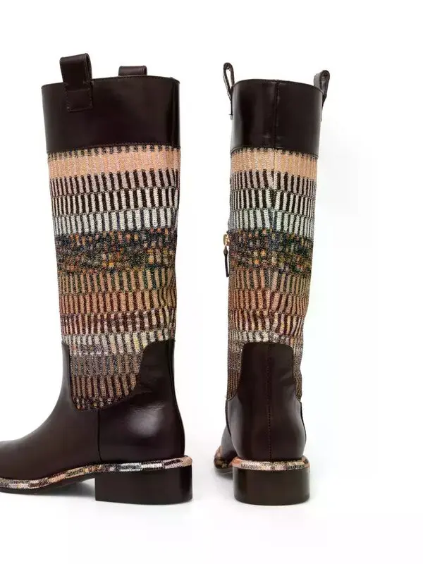 Missoni Panelled Knee-high Boots